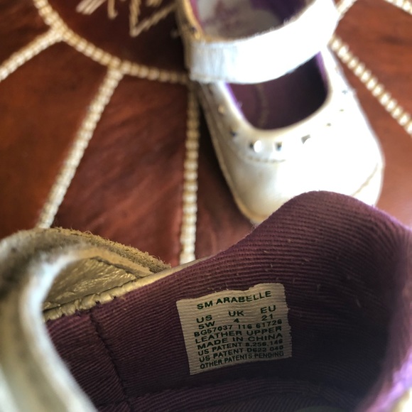 Stride Rite | Shoes | Stride Rite Silver Mary Jane Shoes | Poshmark